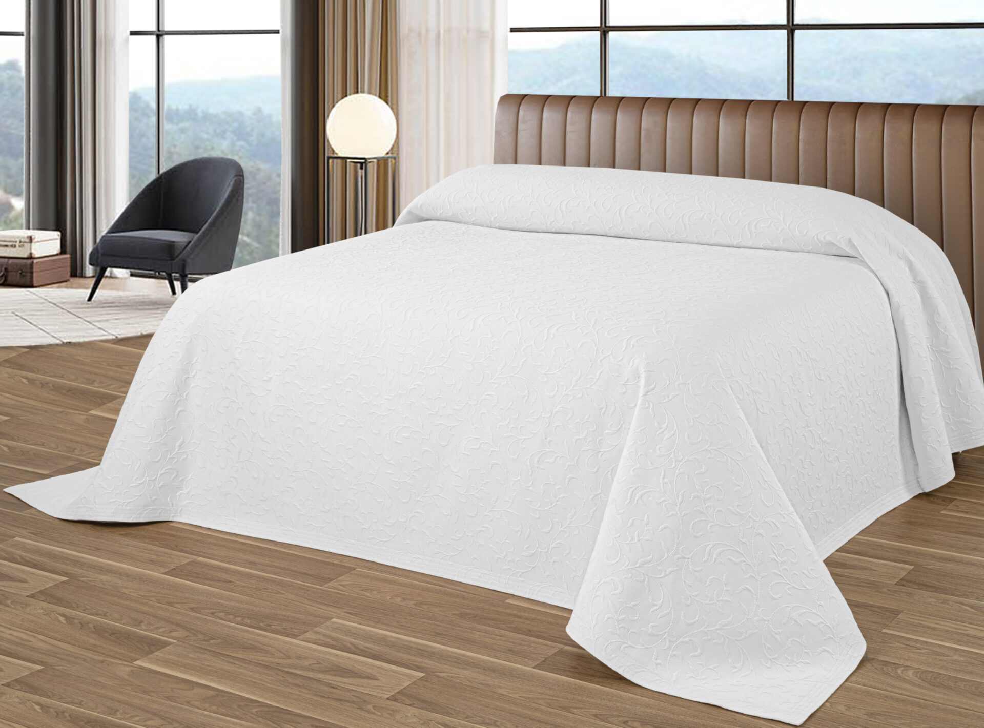 Edith (White) Kουβέρτα/Blanket - Liolios Home